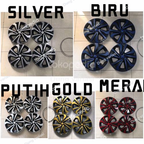 Jual dop velg cover whell dop Ring 13 & 14 Mobil univesal LX - silver ...