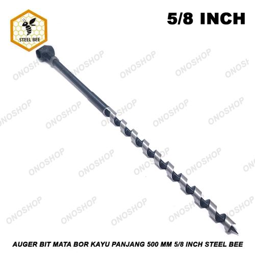 Jual Auger Bit Mata Bor Kayu Panjang 500 mm 5/8 Inch Steel Bee - Jakarta Barat - ONO SHOP ...