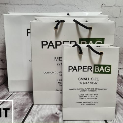 Jual Tas Paper Bag Souvenir / Promosi Print Custom Cetak Bahan Art ...