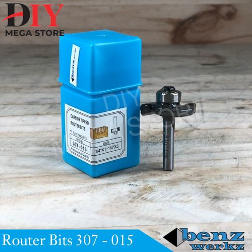 Jual Router T slotting bit / mata profil 5 mm x 1/4" benz werkz ( 307 ...