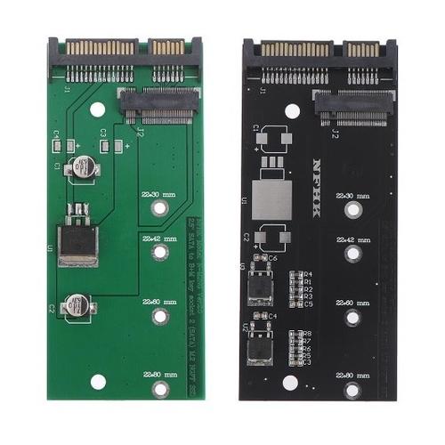 Jual Adapter Converter Board M.2 SATA SSD to SATA 2.5 Inch - Hijau ...