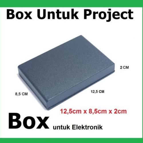 Jual Kotak BOX HITAM PLASTIK 12.5 x 8.5 x 2 cm Elektronik variasi ...