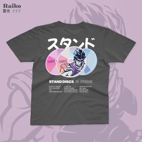 Jual Baju Kaos Anime JoJo Bizzare Adventure Part 6 Stone Ocean - Stand ...