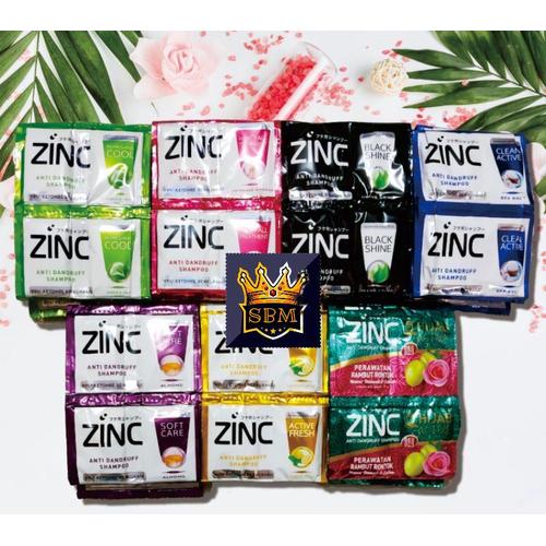 Jual SBM ~ SHAMPOO ZINC SACHET 10 ML 1 RENTENG 12 SACHET 24 PCS - ALL ...