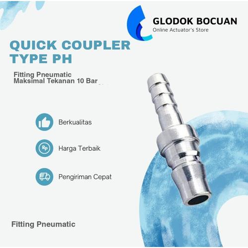 Jual PH AIR QUICK COUPLER MALE CONNECTOR AIR HOSE COMPRESSOR TYPE PH ...