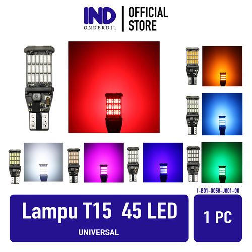 Jual Lampu 45 Mata-LED DC T15-T10 Canbus Sein-Mundur-Senja-Kabin-Rem ...