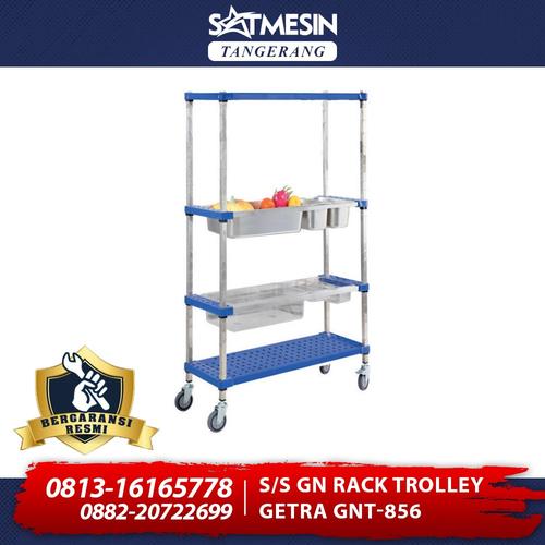 Jual S/S GN Rack Trolley / Troli 4 Rak Serbaguna GETRA Tipe GNT-856 ...