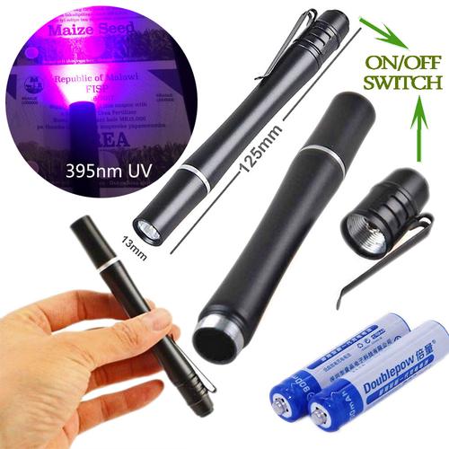 Jual Senter Flash Light UV Model Pena Multi Usage Tipe 395 NM ...