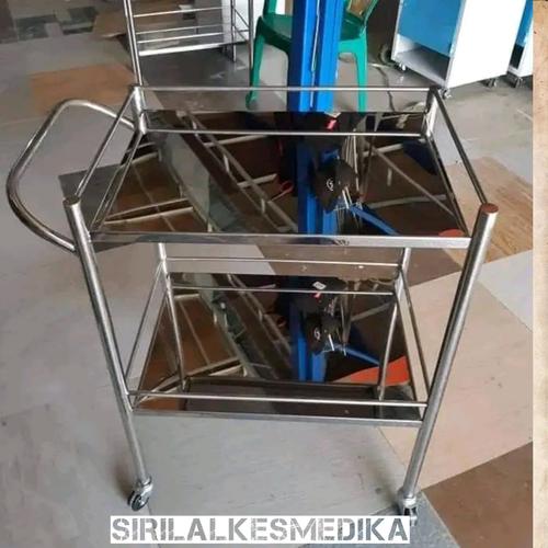 Jual Trolly instrumen 2 rak stainless/Trolly instrumen - Kab. Bogor ...
