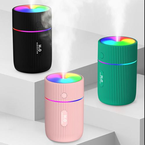 Jual Colorful Humidifier H2O Double Spray 220 ml Ultrasonic Mist Maker ...