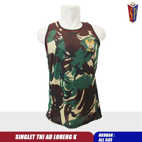 Jual Kaos Singlet TNI AD Logo Loreng - Kaos Dalam TNI AD - Jakarta ...