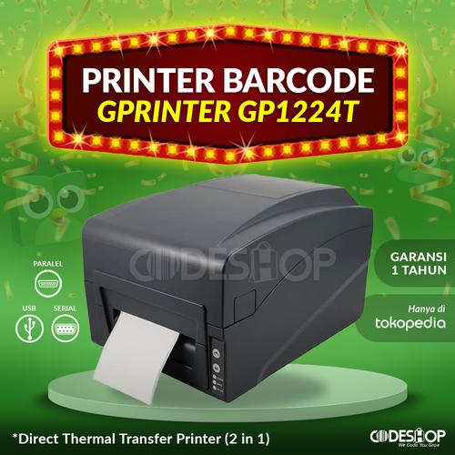 Jual Barcode Printer GPrinter GP1224T Cetak Label Pengiriman ...