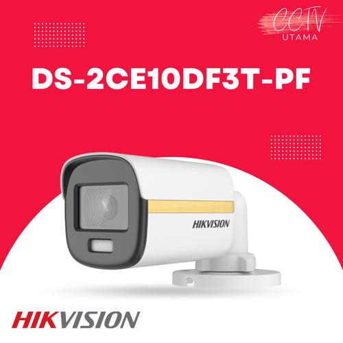Jual CAMERA ANALOG HIKVISION COLORVU OUTDOOR 2 MP DS-2CE10DF3T-PF 2MP ...