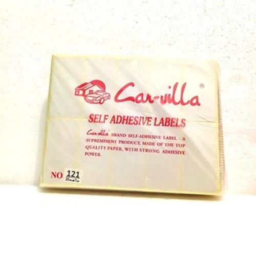 Jual Label Harga Carvilla / Label Undangan Polos (Kode 121) 1 bungkus ...
