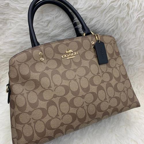 Jual Coach 91495 sig Lilie carryall in signature khaki/black - Jakarta ...