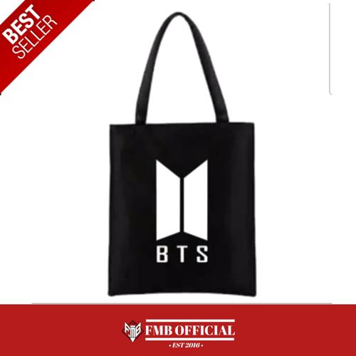 Jual FMB BTS-Tote Bag Wanita Motif BTS-Tas Totebag kanvas Wanita - BTS ...