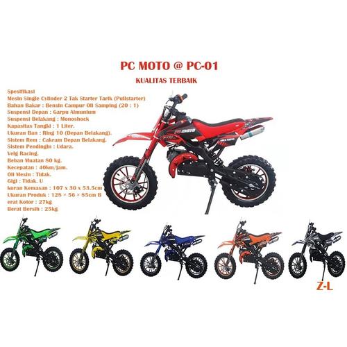 Jual Mini Motor 2 Tak 49cc - Mini Motor 2 Tak 49cc Type PC-01 - Jakarta ...