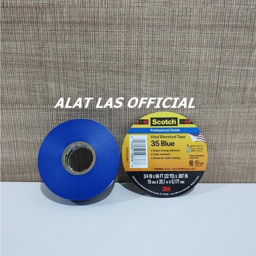 Jual Isolasi Listrik 3M Scotch 35 Vinyl Electrical Tape Biru - Jakarta ...