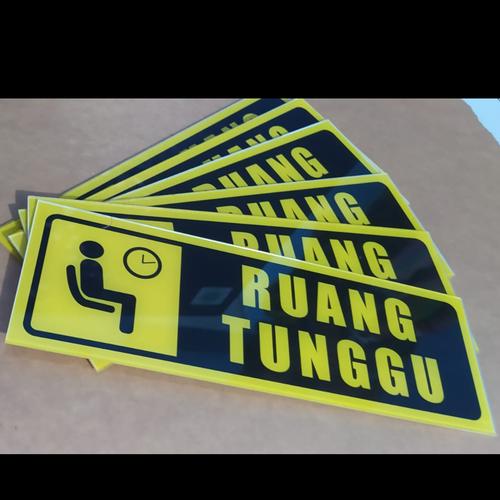 Jual Sticker & Akrilik Ruang Tunggu 10cm x 30cm - Sticker, 10cm x 30cm ...