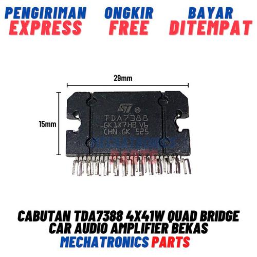 Jual Cabutan TDA7388 TDA 7388 4x41w Quad Bridge Car Audio Amplifier Bekas - Kota Bandung ...