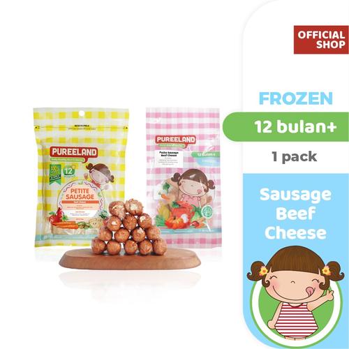Jual Pureeland Sosis Mini isi Keju/ Petite Cheese Sausage / Frozen ...