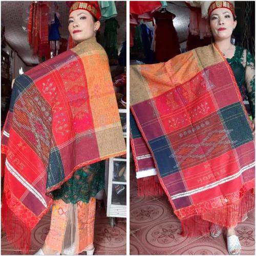 Jual Ulos Sadum Simata Ulos Merah Kain Etnik Batak Toba Mandailing - Jakarta Barat - sumi_storee ...