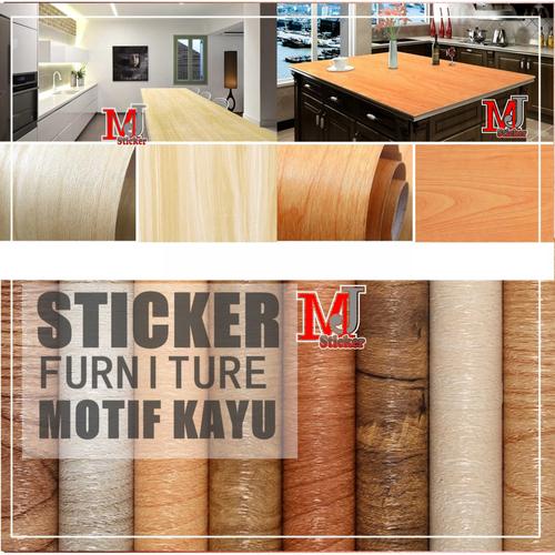Jual Sticker Deco Sheet PVC Pelapis Meja Furniture HPL Kayu Tripex - fs ...