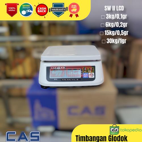 Jual TIMBANGAN EKSPEDISI, DIGITAL, MEJA, WALET, CAS 3kg - 30 kg, SW II, LCD - 3kg - Jakarta ...