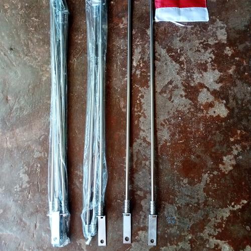 Jual tiang bendera silver 70 cm dan bendera sepeda ontel - Kab. Tuban ...