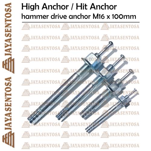 Jual High Anchor / Dynabolt ketok M16 x 100mm galvanis - Jakarta Pusat ...