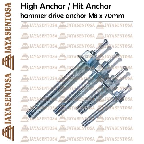 Jual High Anchor / Dynabolt ketok M8 x 70mm galvanis - Jakarta Pusat ...