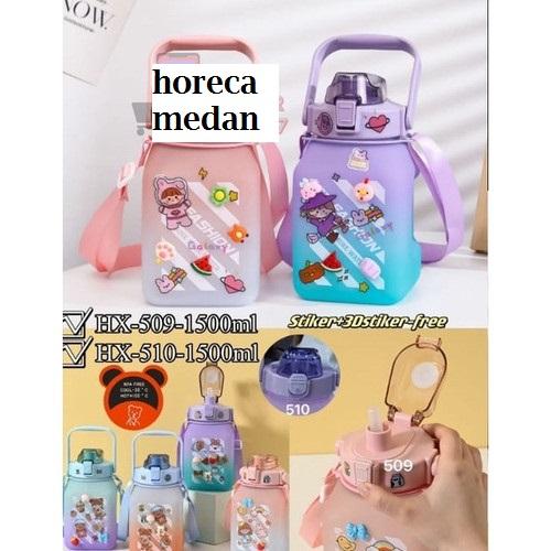 Jual Botol Kotak Viral Botol Segi Gradiasi Tumbler Botol Minum Viral 1 ...