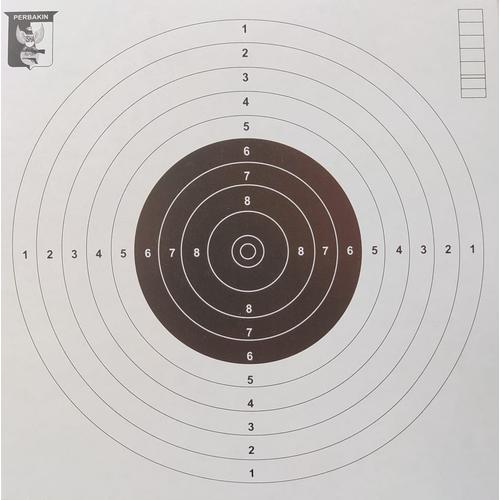 Jual Kertas Target isi 25pcs ukuran 17x17cm Untuk Di Pasang Plat Target ...