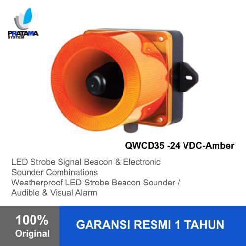 Jual Led strobe horn combination QWCD35-12/24Vdc - amber // Qlight ...