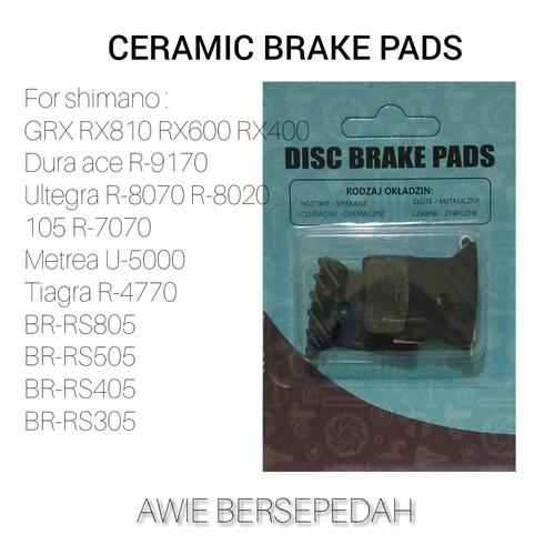 Jual Ceramic brake pad L03A L05A L04C L02A SHIMANO DURA ACE ULTEGRA GRX ...