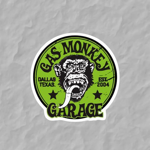 Jual Sticker GASMONKEY | Sticker Motor | Sticker CUSTUMMOTOCYCLE - Kota ...