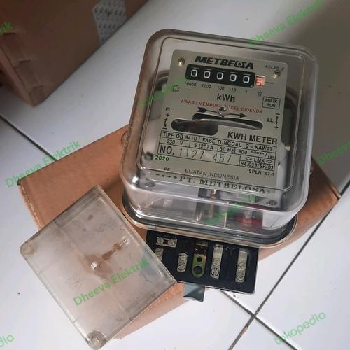 Jual kwh meter metbelosa 5/20 A 1 fasa (Analog) - Kota Bekasi - Dheeva Elektrik | Tokopedia