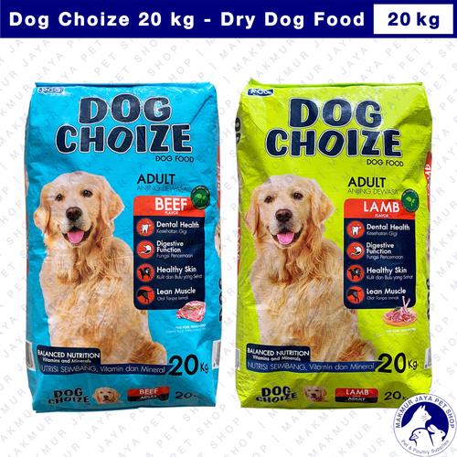 Jual Dog Choize Dog Food Beef & Lamb 20 kg / Makanan Anjing 20kg - Lamb ...