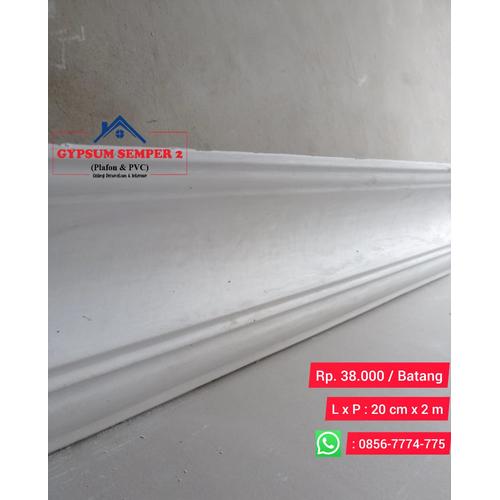 Jual List Gypsum Motif Kiki Polos 20 cm / Lis Gypsumsemper2 murah ...