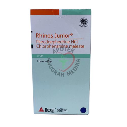 Jual RHINOS JUNIOR Syrup / Obat Pilek Anak / Flu / Hidung Tersumbat ...