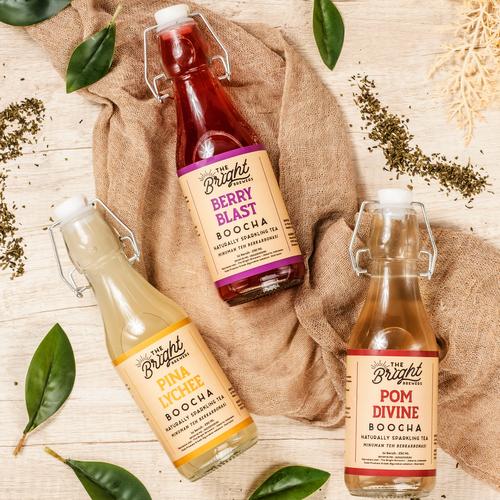 Jual Kombucha 250 ML Bundle Mix 3 Botol The Bright Brewers Teh ...