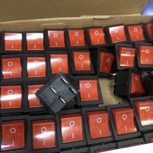 Jual Saklar 4pin on off lampu besar power switch roker switch biasa ...