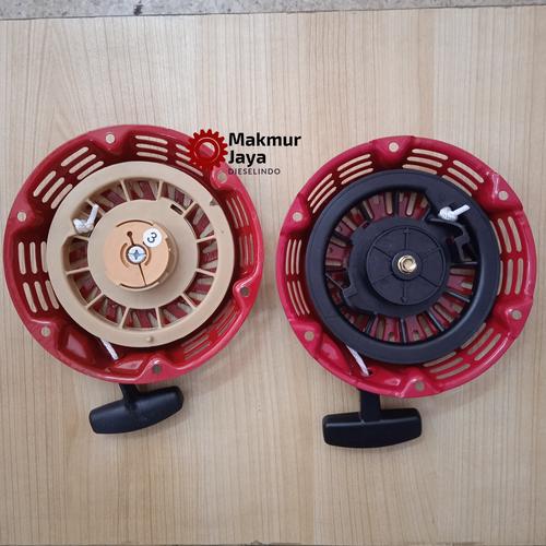 Jual recoil stater komplit/tarikan engkol GX 160/GX 200 model plastik ...