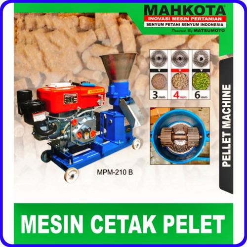Jual Mesin Cetak Pakan Hewan Ternak MAHKOTA MPM 210B Pembuat Pelet ...