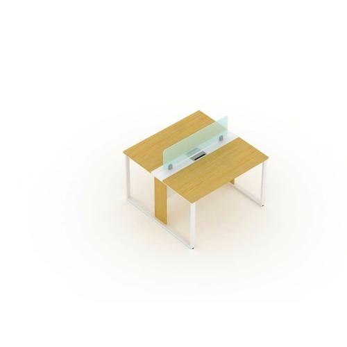 Jual Meja partisi kantor workstation staf 2 4 6 seater sekat kaca QBIC ...