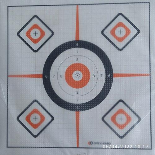 Jual Kertas Target Sasaran Tembak Model Hunting Model Terbaru Isi 25pcs ...