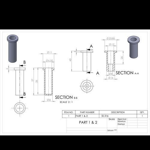 Jual Bushing Stainless 316 Custom dan Snapring - Jakarta Utara ...