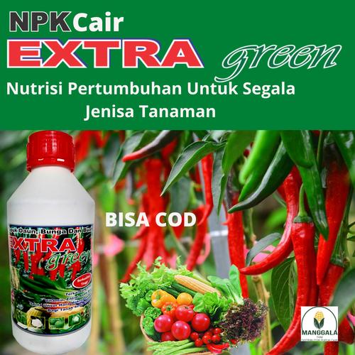 Jual Pupuk NPK Cair Extragreen Sayuran dan Tanaman Horti 1000 ml bisa ...