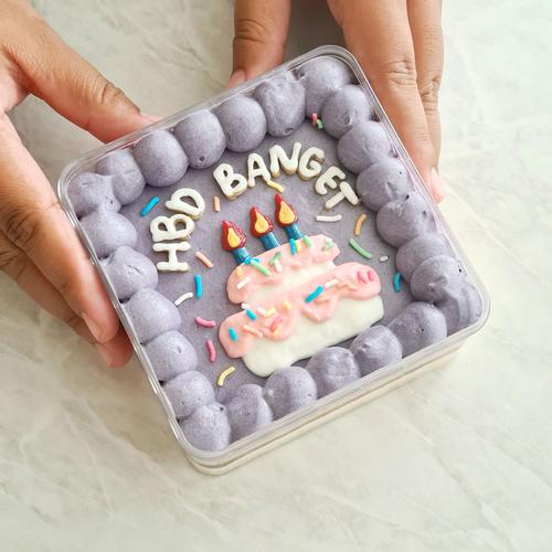 Jual Korean dessert box / cake box birthday cake - Berry Cheese ...