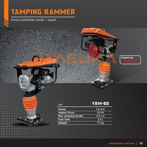Jual Mesin Stemper Kuda YASUKA YRM-80 TAMPING RAMMER ENGINE HONDA GX ...